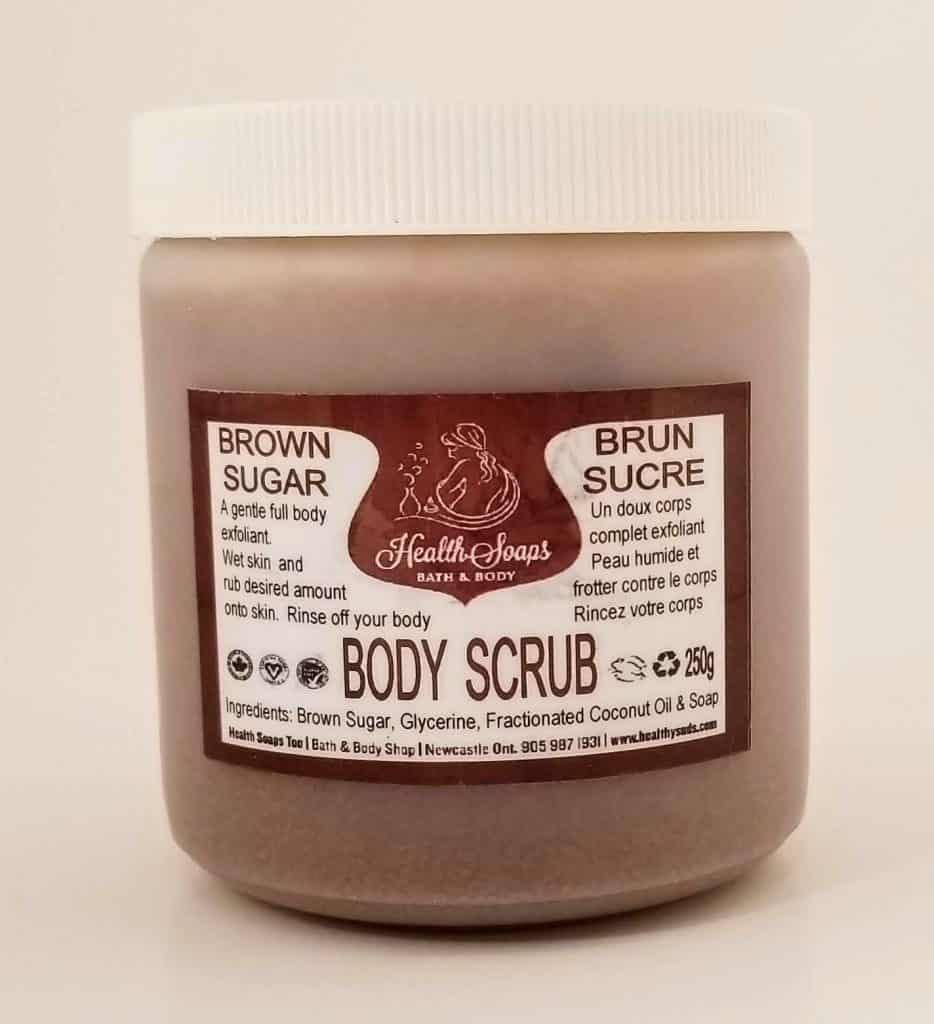 Brown Sugar Body Scrub 300gr | Health Soaps Bath & Body