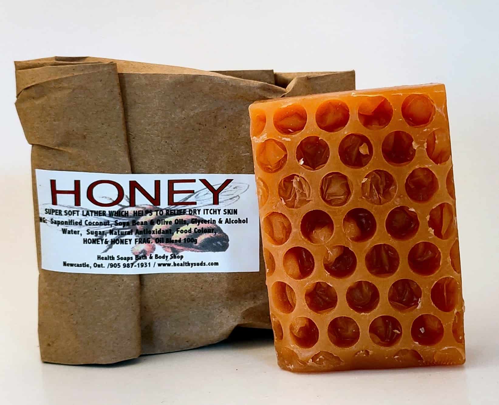 Honey Bee Bar Soap (organic & biodegradable) 80gr | Health Soaps Bath ...