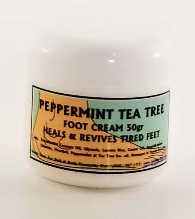 Foot Cream – Peppermint Tea Tree 50gr | Health Soaps Bath & Body